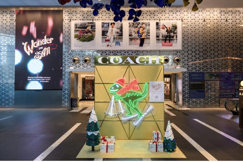 String Light for 2019 Coach Window Display