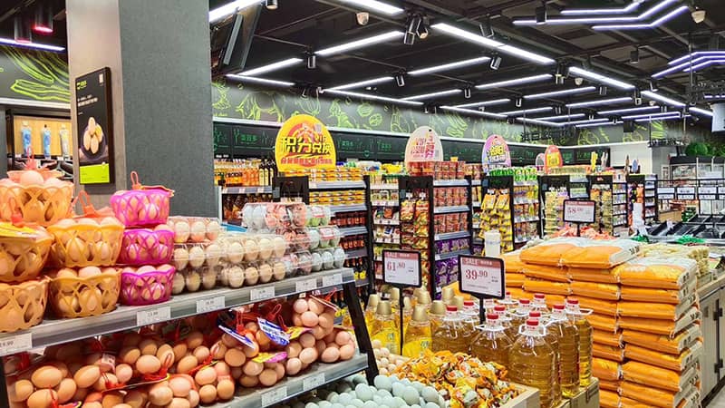 Linear Light for Supermarket