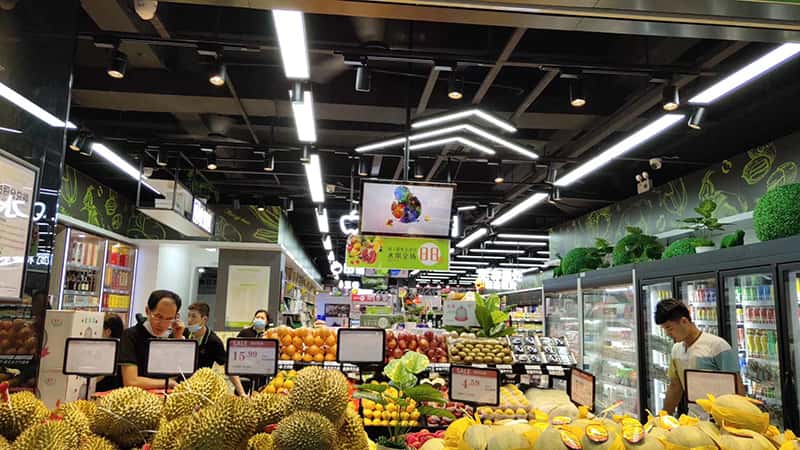 Linear Light for Supermarket