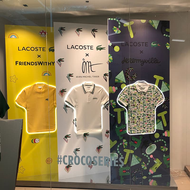 LACOSTE Neon Light Window Display