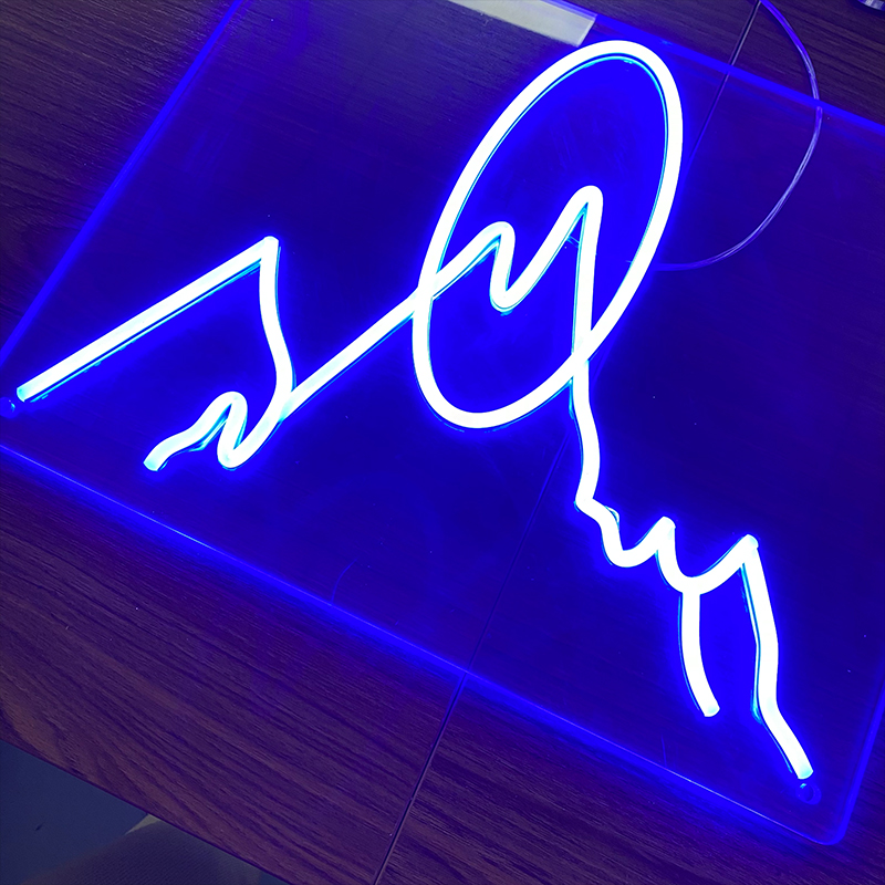 Custom Blue Mountain LED Neon Sign