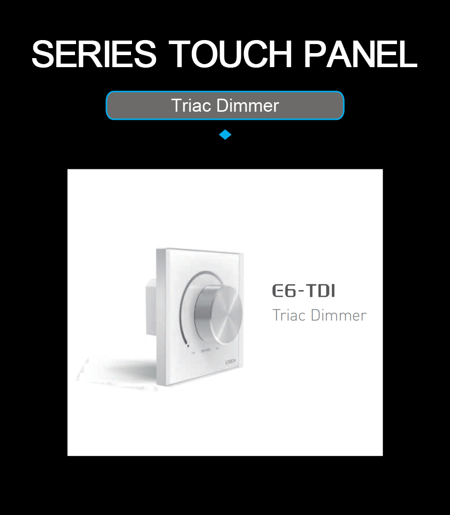 LTECH Series Touch Panel (dimming)-HM-E1S-TD