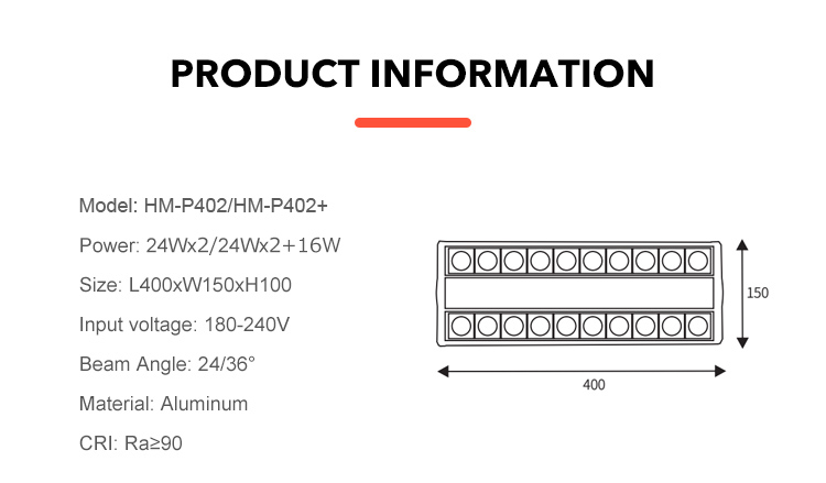 LED Linear Light-HM-P402+