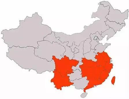 To see the Chinese six major tea categories producing area from a ...