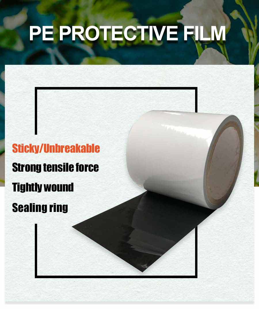 Black and White PE Protective Film