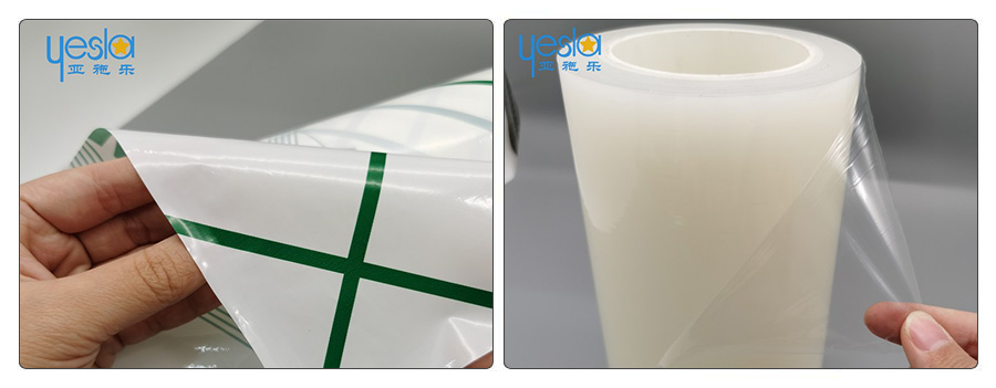 PMMA Plastic Sheet Adhesive Protective Film Customized Logo Printing